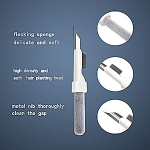 Hai Lan Bluetooth Earbuds Cleaning Pen in-Ear Headphones Cleaning Brush Dust Removal Pen Bluetooth Earphones Case Cleaning Tools Kit