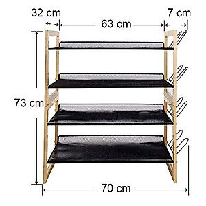 DINGZZ Shoe Rack， Household Economic Shoe Rack Assembly Furniture Simple Dormitory Storage Shoe Rack Five-Layer Multipurpose