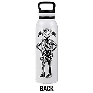 Harry Potter OFFICIAL Dobby 24 oz Insulated Canteen Water Bottle, Leak Resistant, Vacuum Insulated Stainless Steel with Loop Cap