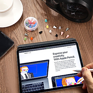 Weewooday 24 Pieces Silicone Nibs Covers Compatible with Pencil 1st and 2nd Generation, Pencil Tip Cover Anti-Slip Protective Cover Noiseless Drawing Writing, 12 Colors