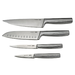 Berghoff Legacy Stainless Steel Paring Knife 3.5", Sharp Blade, Ergonomic Hollow Handle, Cutting Slicing Peeling Fruit Vegetable Fish, Seamless Construction
