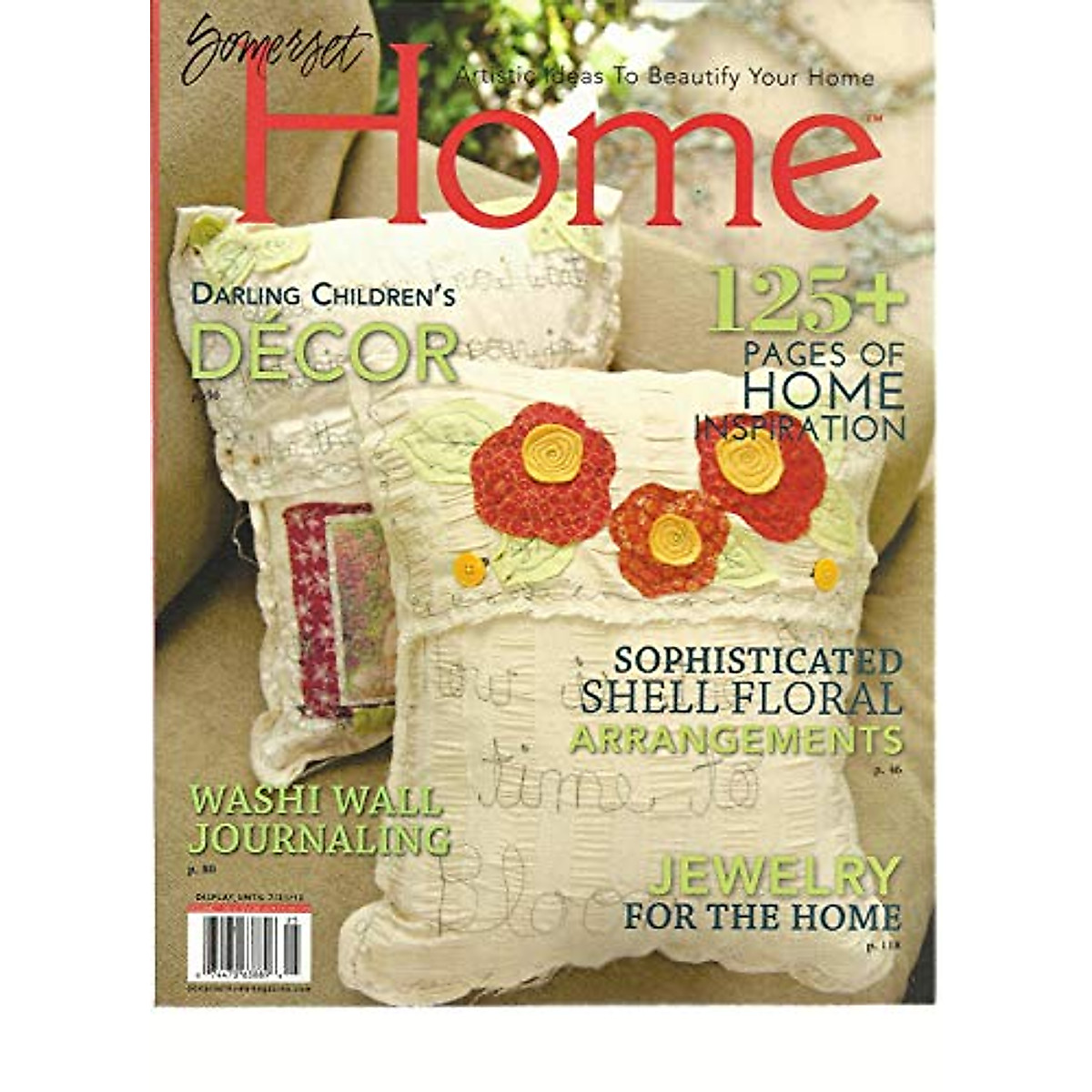 SOMERSET, HOME, 2012 VOLUME, 7 (ARTISTIC IDEAS TO BEAUTY YOUR HOME)