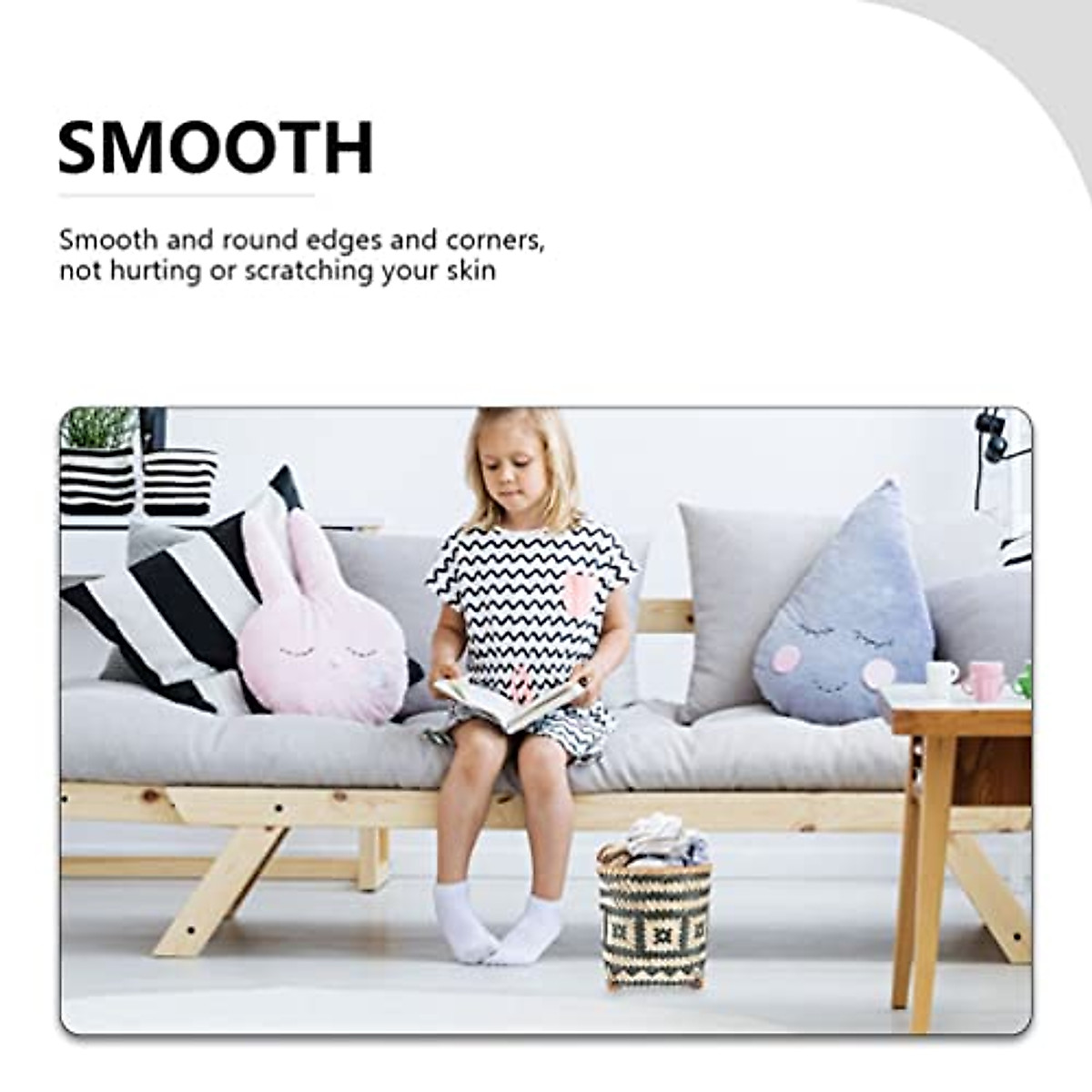 UPKOCH 1pc Weaving Trash Can Vintage Waste Paper Basket Bedroom Sundries Organizer