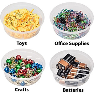 12 Pack 32 oz Food Storage Containers with Lids BPA-Free Leakproof Round Deli Cups Freezer Microwave Safe Meal Prep Containers Airtight Plastic Disposable Takeout Bowls for Kitchen and Restaurant Use