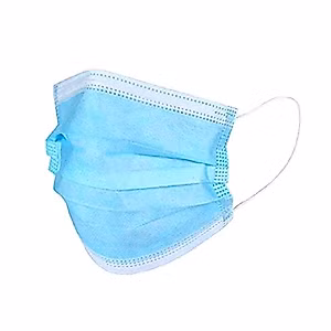 2,000pcs Disposable Face Masks- 3 Ply Breathable Mask For Adults (40 Packs of 50)