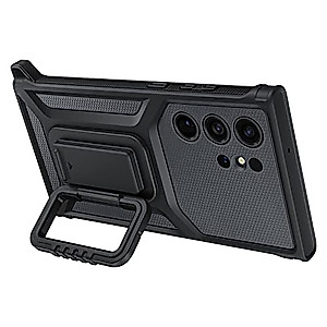 SAMSUNG Galaxy S23 Ultra Rugged Gadget Phone Case, Heavy Duty Protective Cover w/Platform for Card Slot Holder, Wrist Strap, Detachable Accessories, US Version, EF-RS918CBEGUS, Titan