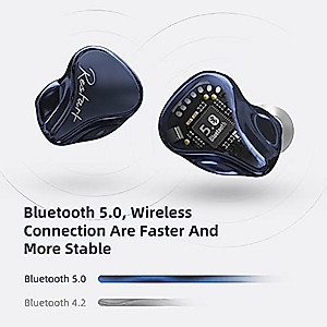 KZ SKS True Wireless TWS Earphones Qualcomm Bluetooth 5.2 Hybrid 1DD+1BA Game Earbuds Touch Control Noise Cancelling Sport Headset(Black)