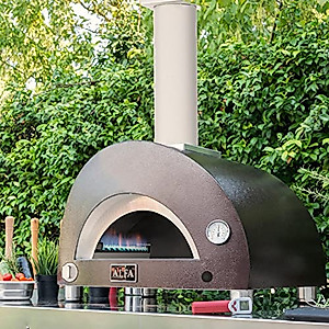Alfa One Copper Natural Gas Countertop Outdoor Pizza Oven