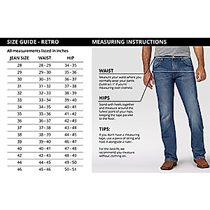 Wrangler Men's Retro Relaxed Fit Boot Cut Jean, Jackson Hole, 38W x 34L