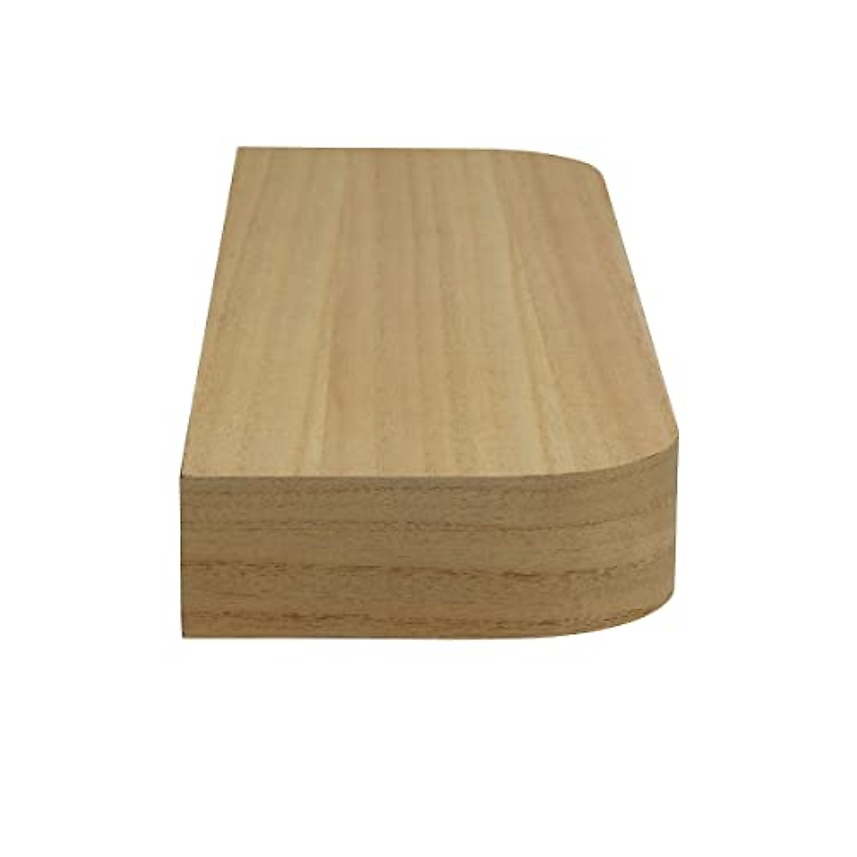 MELANNCO Modern Chunky Floating Wall Shelves for Bedroom, Living Room, Nursery, Office, Set of 2, 20 Inch