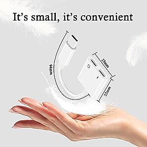 YAODHAOD USB C Splitter, 2 in 1 Dual USB C Headphone and Charger Adapter Compatible with Huawei P20, P30pro, P40,P40 Pro, Mate 30E Pro, Mate20pro, Nova 9 (Dual USB C)