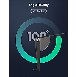 UGREEN Cell Phone Stand Holder Desk Adjustable iPhone Stand Small Foldable Portable Compatible with iPhone 14 13 12 Pro Max 11 SE, Samsung Galaxy Ultra S22 Black