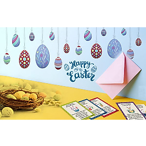 Outdoor Easter Scavenger Hunt Cards with Envelopes, Easter Egg Hunt, Outdoor Scavenger Hunt Games, Easter Bunny, Easter Party Activities, Indoor Easter Party Games-fhjxbk002