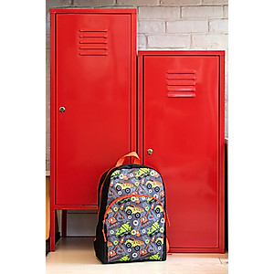 Trail maker Kids Character Backpacks for Boys & Girls (15”) with Adjustable, Padded Back Straps