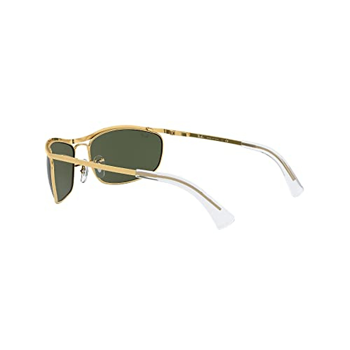 Ray-Ban RB3119 Olympian Rectangular Sunglasses, Gold/G-15 Green, 62 mm