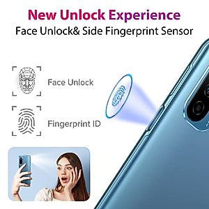 Ulefone Note 13P Unlocked Smartphones NFC, 6.5” FHD+ Display, 4GB+64GB, Android 11, 5180mAh, 20MP Main Rear Camera, Face Recognition, PPI & GPS Unlocked Cell Phone (Blue)