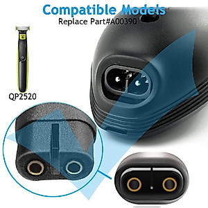 4.3V for Oneblade A00390 Shaver Charger Replacement Compatible with Philips One Blade QP2520, QP2520 / 90, QP2520 / 70, QP2520 / 72 Hybrid Electric Shaver Power Supply Cord