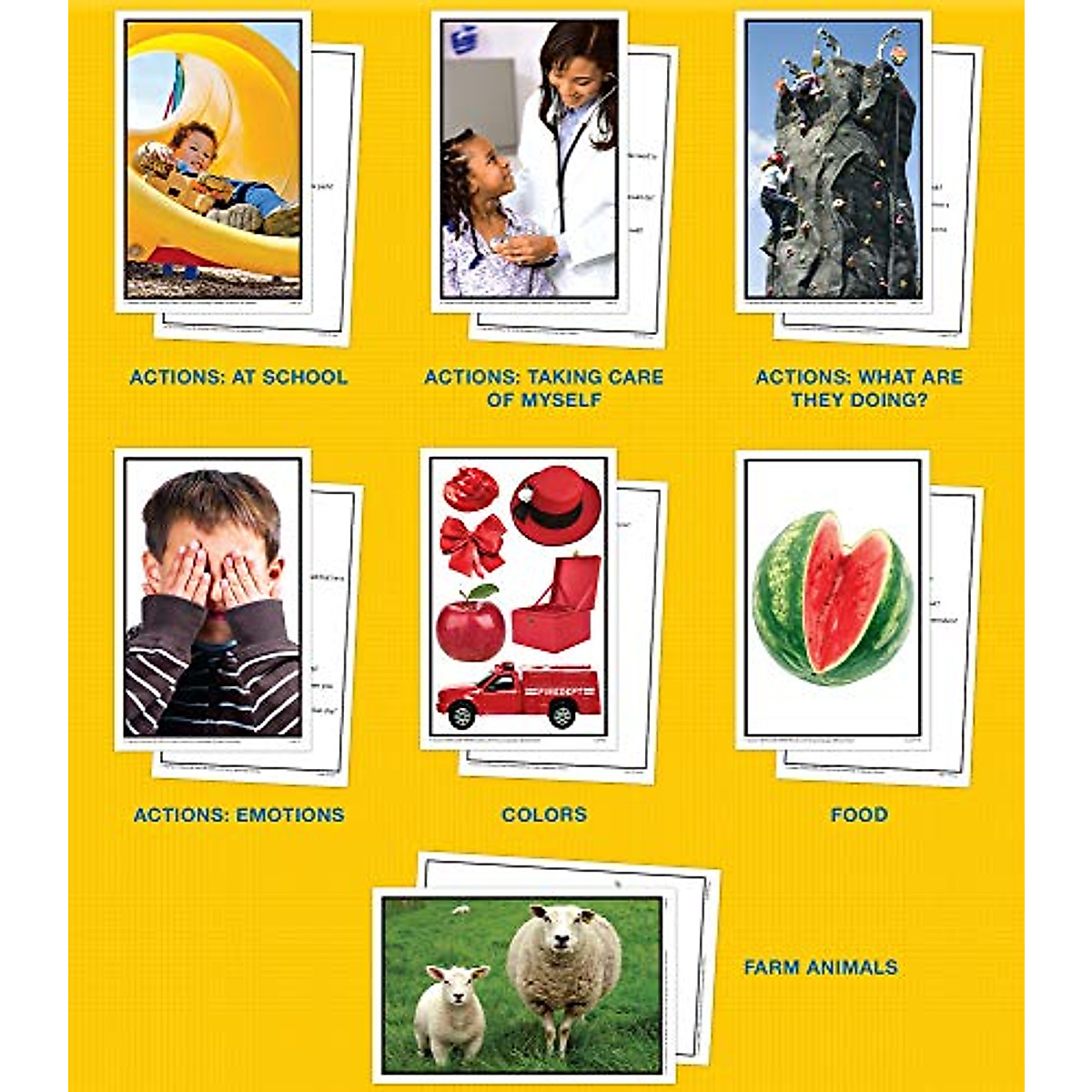 Key Education 160 Early Learning Toddler Flash Cards Ages 3+, Photographic Vocabulary Flash Cards for Toddlers, Toddler Speech Therapy Flash Cards for Preschool &amp; Kindergarten Special Learners