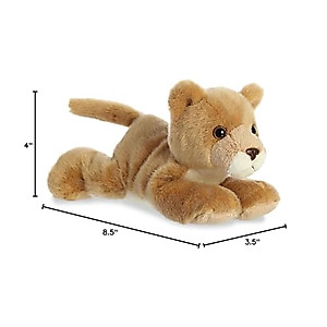 Aurora® Adorable Mini Flopsie™ Leah Lioness™ Stuffed Animal - Playful Ease - Timeless Companions - Brown 8 Inches