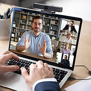 Aluratek HD 1080P Video Webcam for PC, MAC, Desktop & Laptop, Video Call, Conference, USB