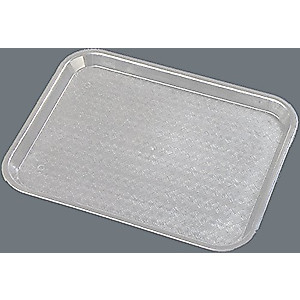 Carlisle FoodService Products Cafe Plastic Fast Food Tray, 14" x 18", Gray
