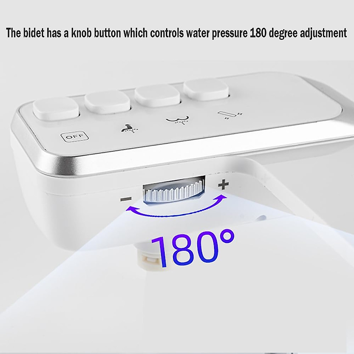 Bidet Attachment for Toilet with Pressure Controls Retractable Self Cleaning Cold Water Bidets Sprayer for Existing Toilets Non-Electric Bidet Seat Kit with Dual Spray Nozzles for Most Toilets Women