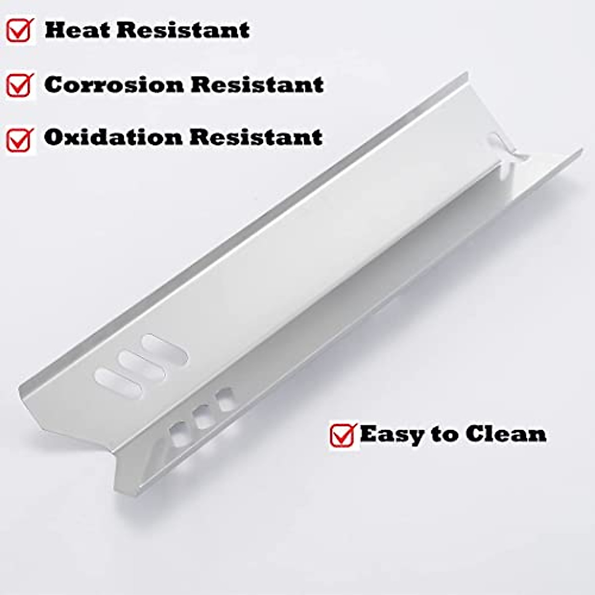 SUONA Grill Heat Plate Shield for Dyna-Glo 6 Burner DGF600SSP DGB610SS DGF934BMP 70-01-179 5 Burner DGF510SBP DGB515SDP-D Replacement Part for Backyard BY13-101-001-12/13 6 Pack ST-08-6