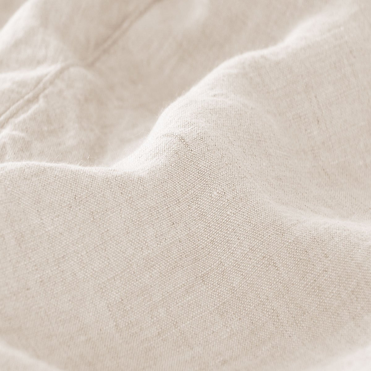 MUSE FATH Men’s Linen Elastic Waist Pants-Lightweight Summer Trousers-Khaki-S