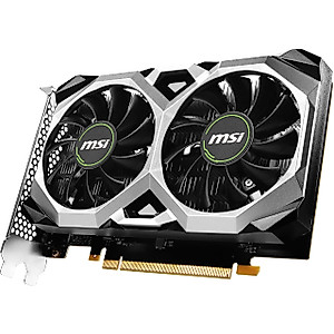 MSI Gaming GeForce GTX 1630 4GB GDRR6 64-Bit HDMI/DP/DVI Dual Fan OC Graphics Card (GTX 1630 Ventus XS 4G OC)