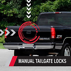 Pop & Lock PL1050 Black Manual Tailgate Lock for Chevy/GMC