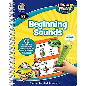 Teacher Created Resources Power Pen Learning Book, Beginning Sounds (6859)
