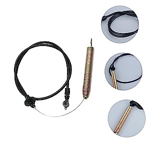 YARNOW Coconut Bowl 2 pcs Mower for Lawn Machine Durable Practical Grass Deck Pull Engagement Cord Replacement Cutter Clutches Tractor Craftsman Cable Fit Mowing Clutch Skull Patch