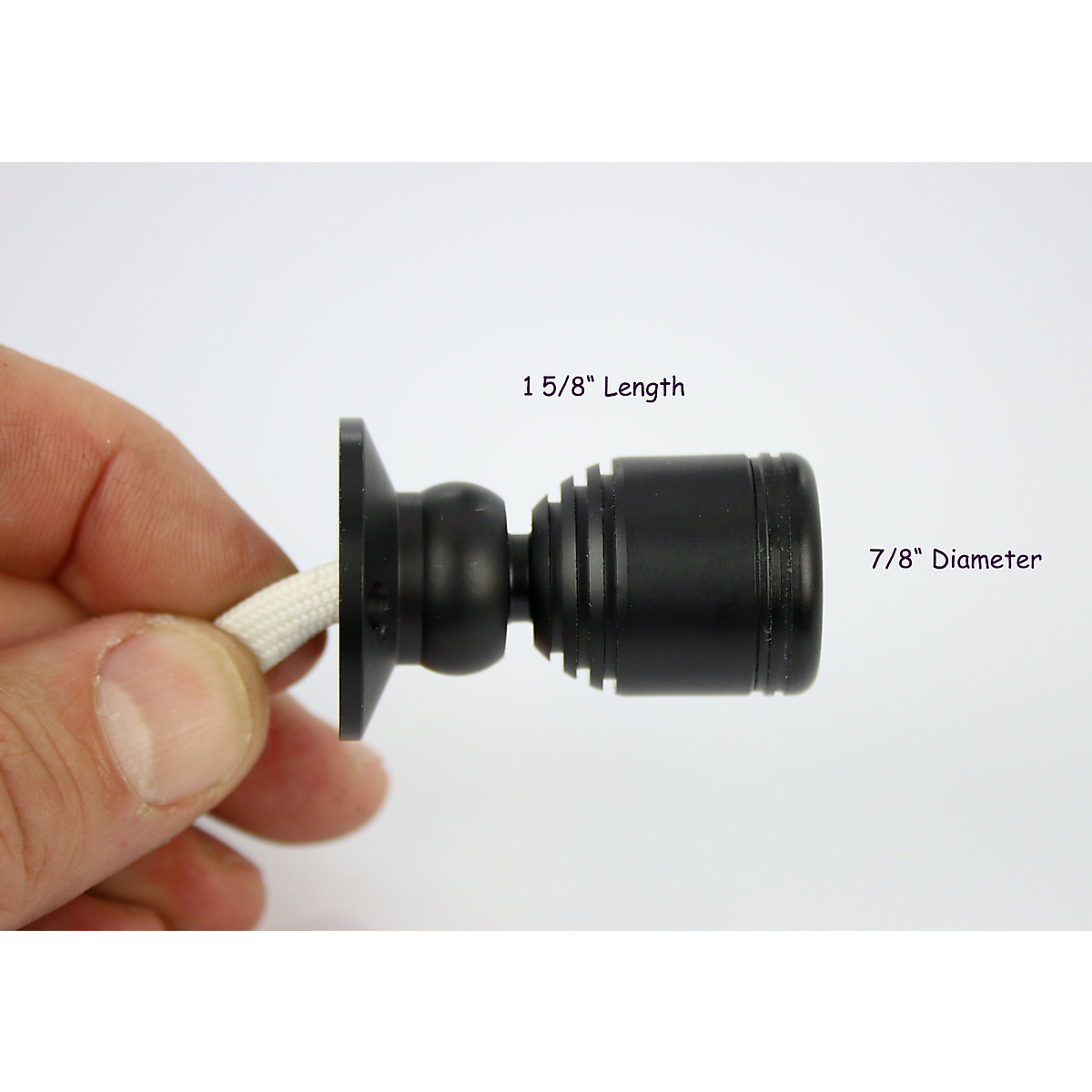 Micro Pivoting LED Spotlight - 1 Watt High Power LED Lamp - Tiny Size, Cool White LED, 12 to 28VDC