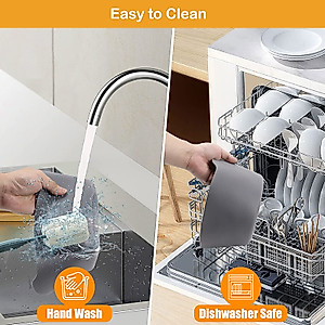 Slow Cooker Divider Liner for 6 QT Crockpot, Food Grade Silicone Reusable Leakproof Crockpot Divider, NON BPA Dishwasher Safe Slow Cooker Liner for 6 Quart Pot (2 Compartments)