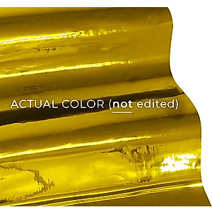 VViViD DECO65 Chrome Gloss Craft Vinyl Bundle 2 Rolls of 11.8" x 7ft (Gold & Silver) -M0