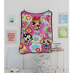 Franco Power Puff Girls Bedding Super Soft Micro Raschel Throw, 46 in x 60 in, (Official Licensed Power Puff Girls Product) Collectibles