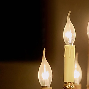 Ciata - 12 Pack - 4 inch Ivory Plastic Drip Candle Covers with 13/16 inch Inside Diameter and 7/8 inch Outside Diameter (4 inch, Ivory)