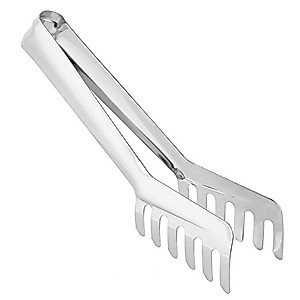 Spaghetti Tongs - Kitchen Pasta Tongs Stainless Steel Comb Shaped Tongs, Noodles Pasta Clip Kitchen Cooking Tool （8 inchs）