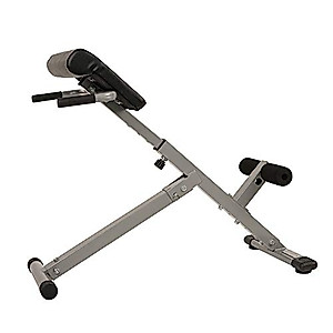 Sunny Health & Fitness SF-BH6629 45 Degree Hyperextension Roman Chair Grey