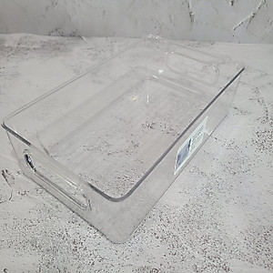 TLMVQFS Convenient and stackable clear plastic storage containers - perfect for home use