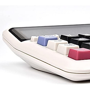 Desktop Calculator Standard Function Desktop Calculators Basic Financial Calculator Solar Powered Accounting Calculator 12 Digit LCD Display Calculators