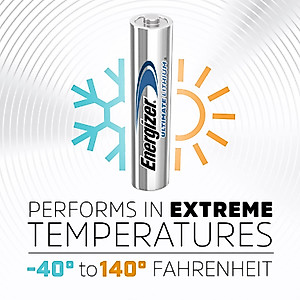 Energizer Ultimate Lithium AAA Batteries (8 Pack), Lithium Triple A Batteries