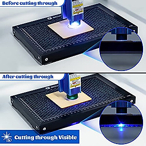 SCULPFUN Honeycomb Working Table 400x400x22mm, Honeycomb Laser Bed for CO2 or Diode Laser Engraver and Cutting Machine, Laser Engraver Accessories, Fast Heat Dissipation, Smooth Edge Cutting