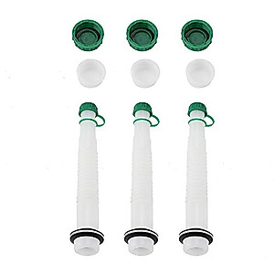 3 Sets of Replacement Gas Can Fuel Spout Cap Kit Garden Industrial Machinery Refuel Tool(1L)