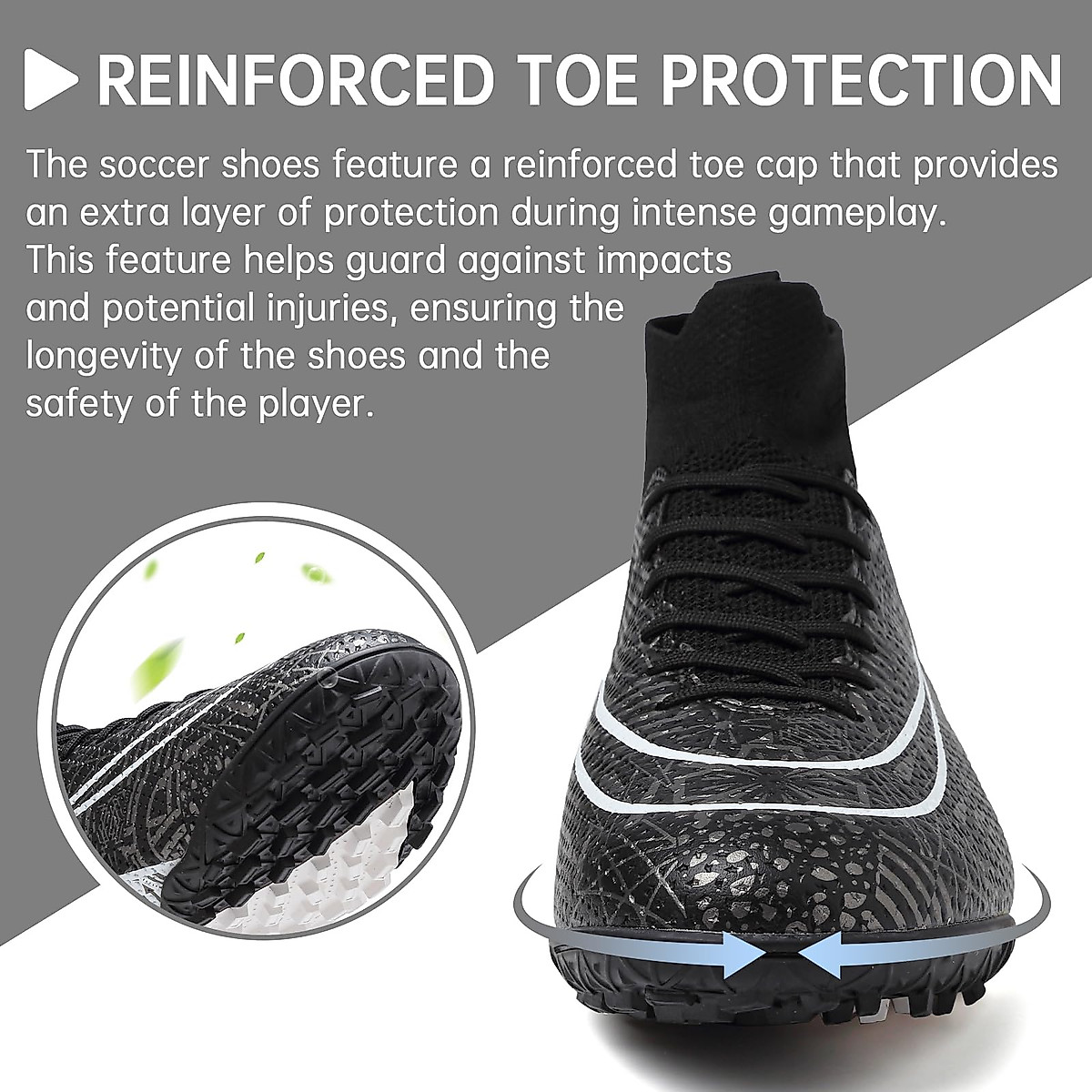 Soccer Cleats Mens Football Cleats for Big Boy Women Indoor Soccer Shoes Tacos de Futbol para Hombre Zapatos de Futbol para Hombre Football Shoes for Youth Futsal Shoes Sneakers Soccer Shoe TF