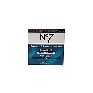 No 7 Protect and Perfect Advanced Fragrance Free Face Cream - Day and Night Bundle - 1.69 fl oz Each - Fragrance Free Day and Night Cream by No 7 - SPF 30 in Day Cream