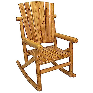 Leigh Country Rocker Chair Single Aspen Log TX 95100