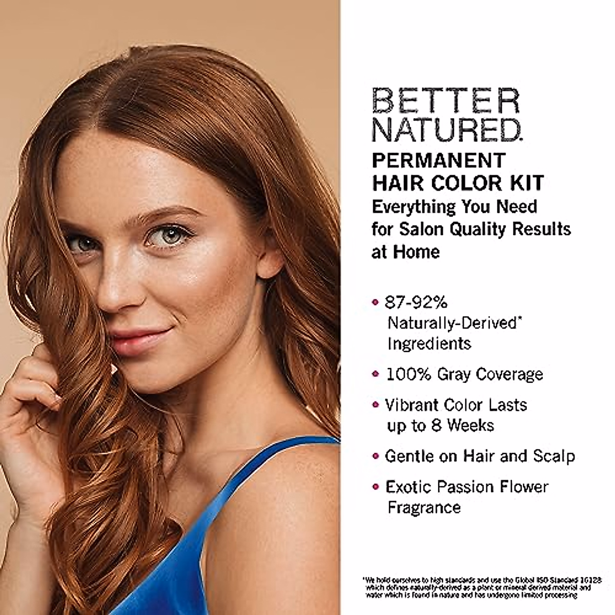 Better Natured 3N Dark Natural Brown Permanent Hair Color Dye Kit (Color, Developer, Barrier Cream, Gloves, Cleaning Wipe, Shampoo and Conditioner) Radiant Color that Lasts up to 8 Weeks
