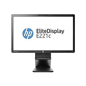 HEWLETT-PACKARD D9E49A8#ABA / Business E221c 21.5 LED LCD Monitor - 16:9 - 7 ms Adjustable Display Angle - 1920 x 1080 - 250 Nit - 1,000:1 - Speakers - DVI - VGA - USB - Black by HP