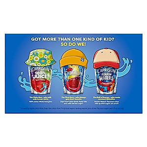 Capri Sun Lemonade Naturally Flavored Kids Juice Drink (10 ct Box, 6 fl oz Pouches)